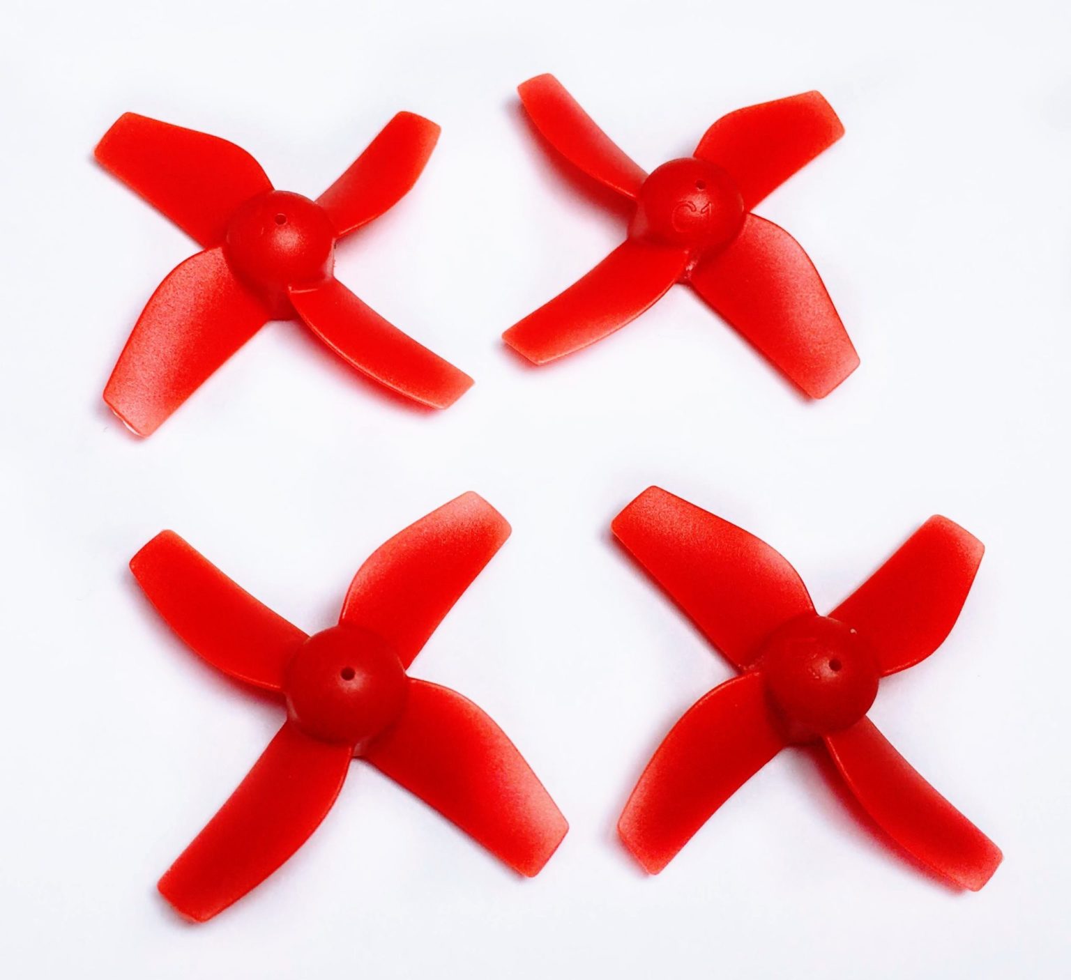10 pairs Eachine 31mm 4 Blades Propeller (2CW, 2CCW) Red – Flex RC