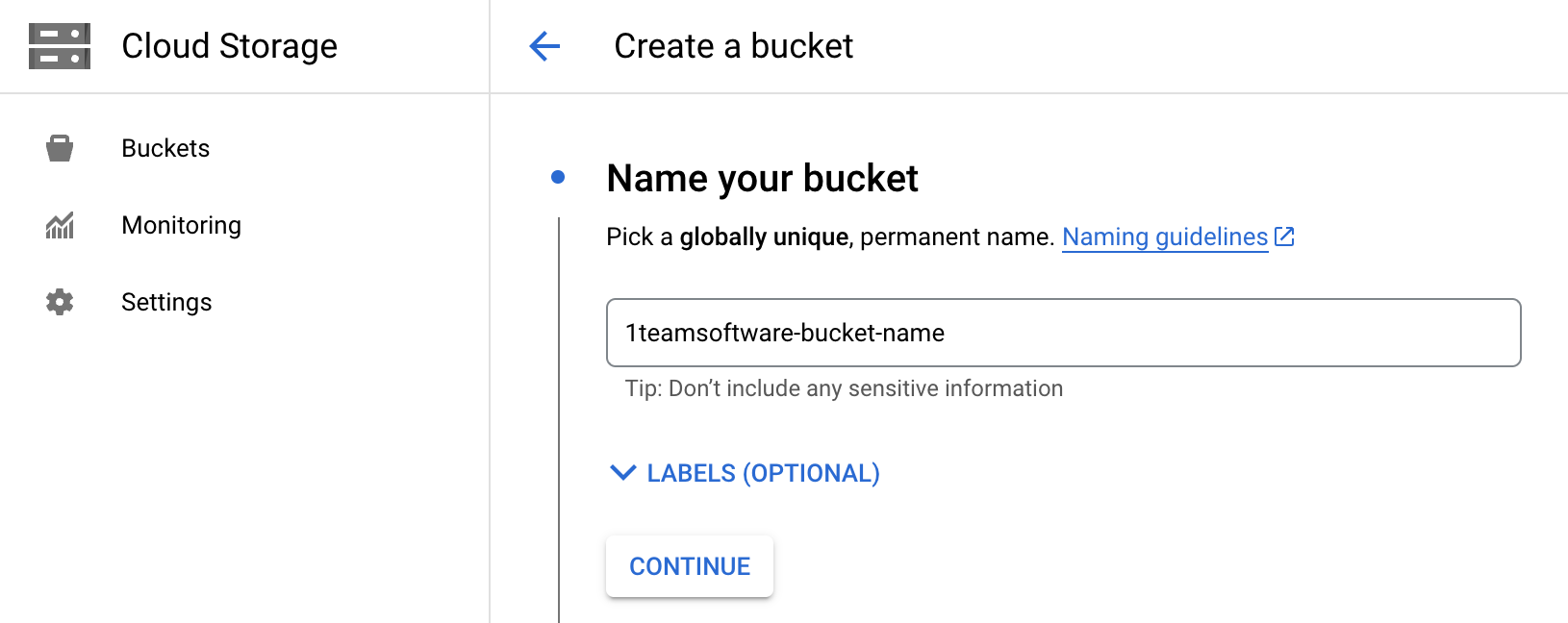 How to Set Up Google Cloud Storage for CloudSync Master for WordPress Plugin - 1TeamSoftware
