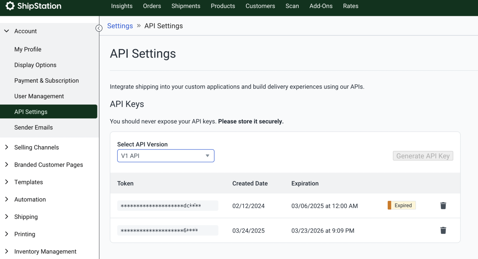 How to Get Your ShipStation API Key (v1.v2) - 1TeamSoftware