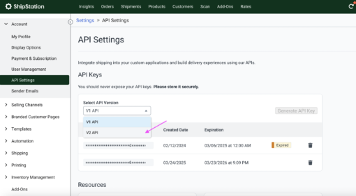 How to Get Your ShipStation API Key (v1.v2) - 1TeamSoftware