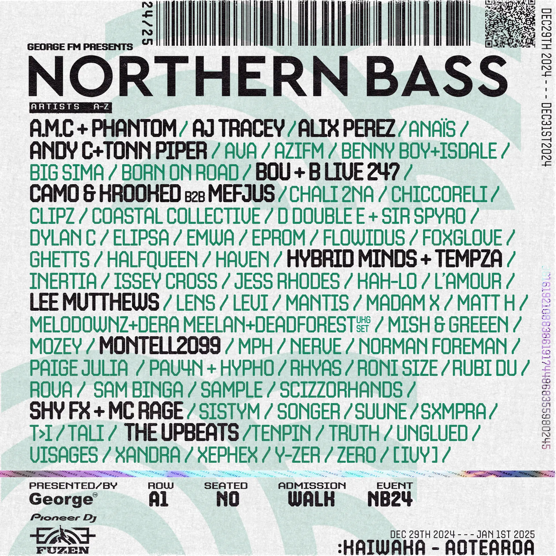 Buy Tickets - NORTHERN BASS 24/25