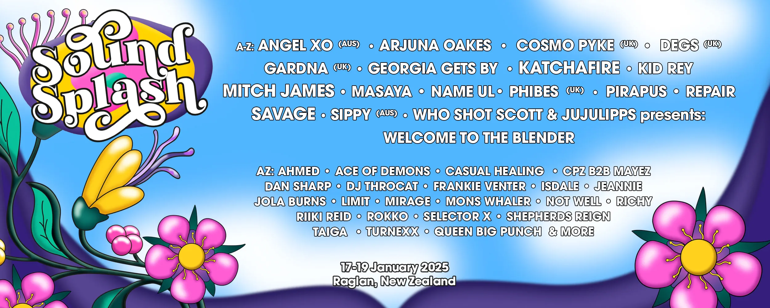 Buy Tickets - Soundsplash 2025 | Raglan