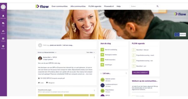 Communities FLOW in nieuwe omgeving - Flowweb