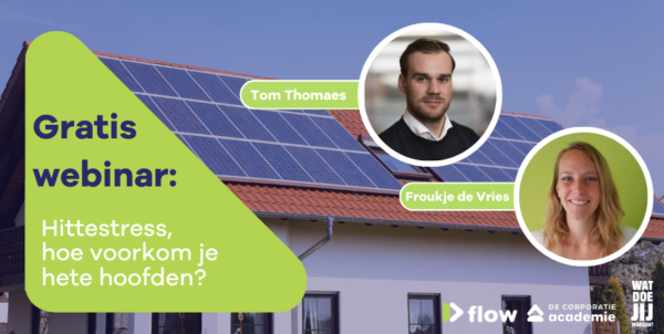 Gratis webinar 'Hittestress: hoe voorkom je hete hoofden?' - Flowweb