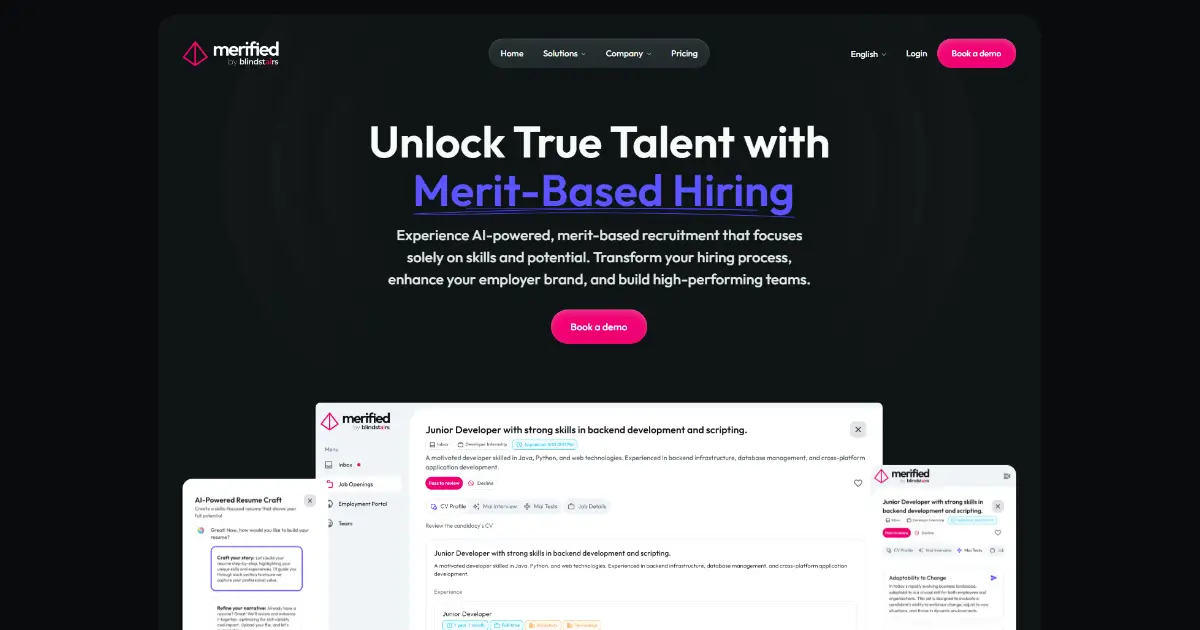 Merified by BlindStairs | Unlock True Talent with Merit-Based Hiring