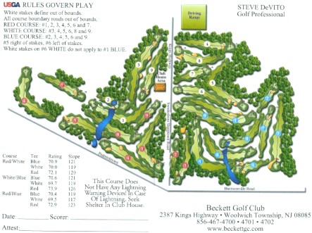 Town & Country, Woodstown, New Jersey - Golf course information and ...