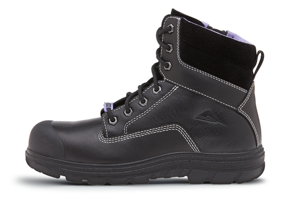 Alpha 2 (2E) Black (Female/Senior) - Safety - Ascent Footwear