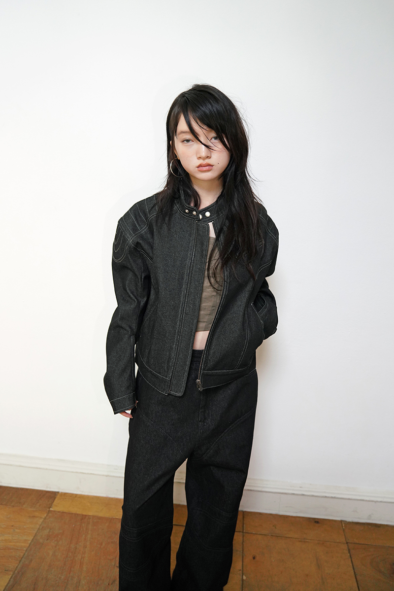 RACING DENIM JACKET - DARED | 60% - Asian Fashion Online Store RACING DENIM JACKET - DARED | 60% - Asian Fashion Online Store