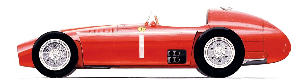 F1 | Dal Museo Casa Ferrari: Lancia-Ferrari D 50, 1956 - Storia ...