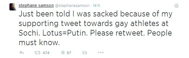 F1 | Stephane Samson licenziato dalla Lotus per un tweet - Formula 1 ...