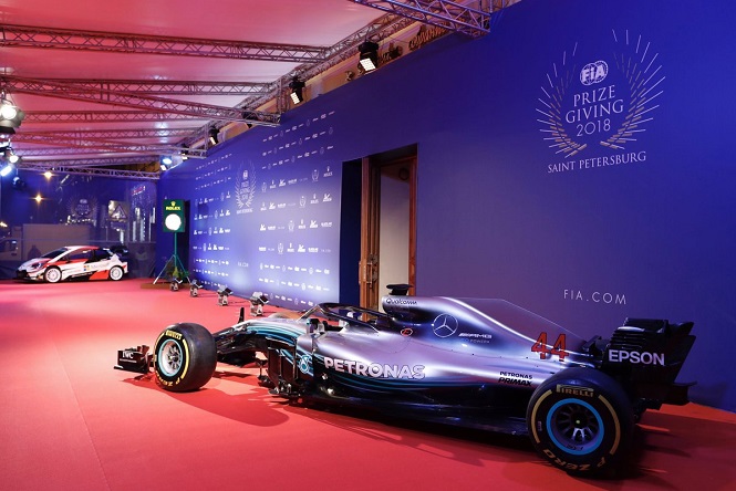La cerimonia di premiazione FIA - Formula 1 - Motorsport