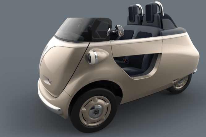 Evetta Openair, la decappottabile ispirata all'Isetta - Elettriche ...