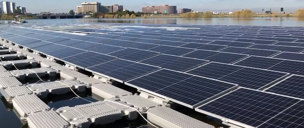 FPL tries a new place to soak in solar power: Floating panels on a ...
