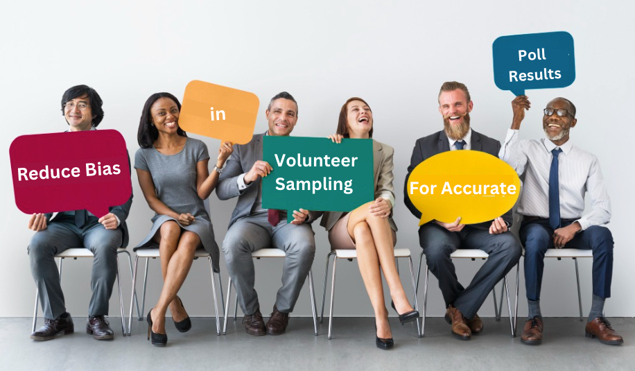 How to Reduce Bias in Volunteer Sampling for Accurate Poll Results