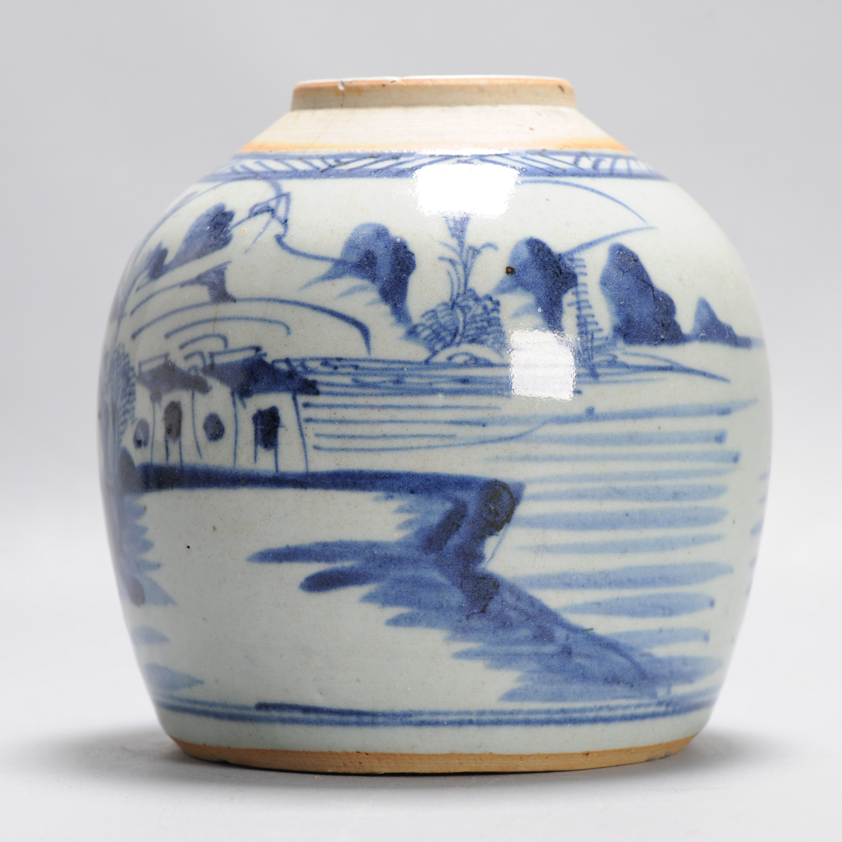 Antique Cantonese Ca 1850 Chinese Porcelain Ginger Jar China Canton ...