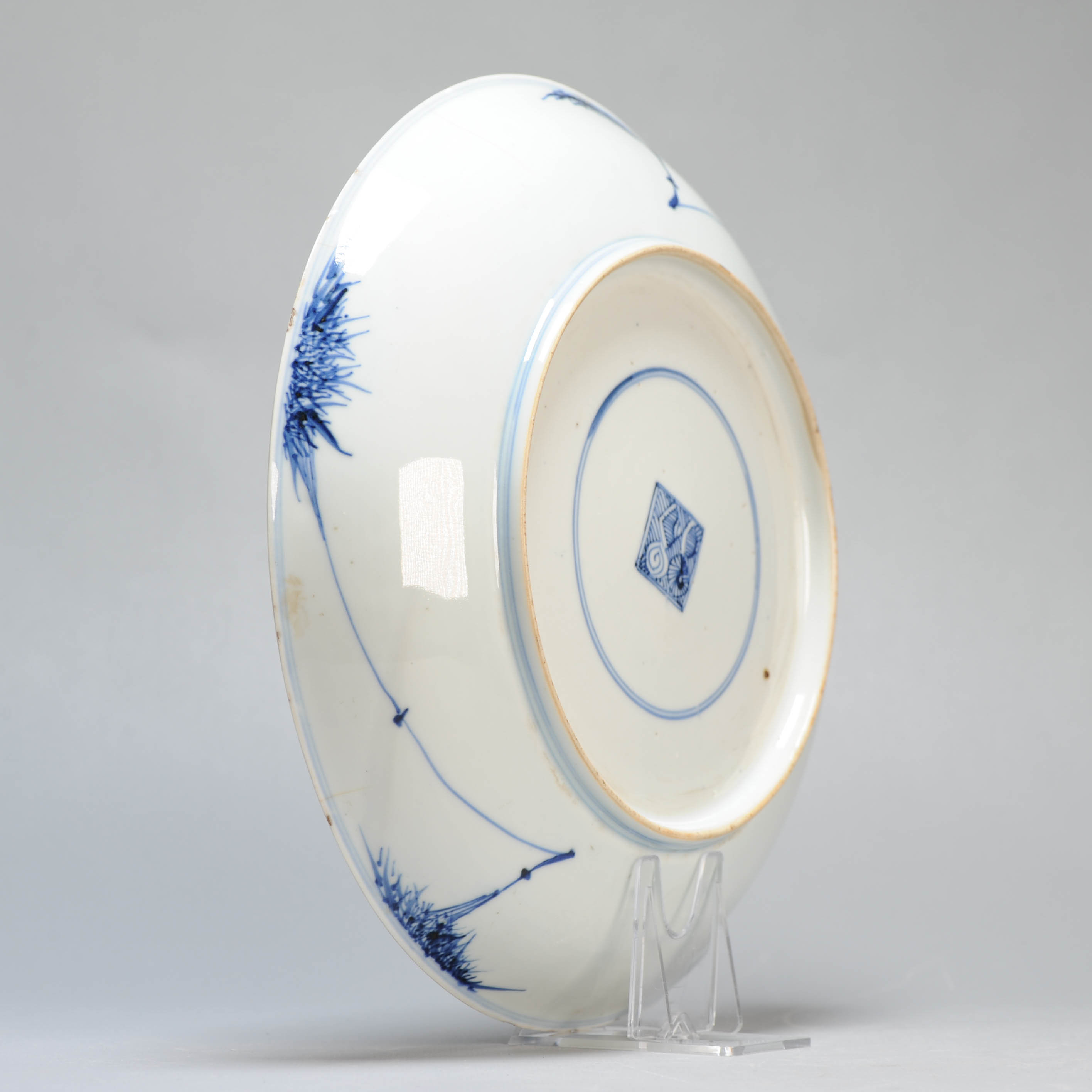 25.5CM Antique 18th Century Chinese Porcelain Plate Figures Design ...