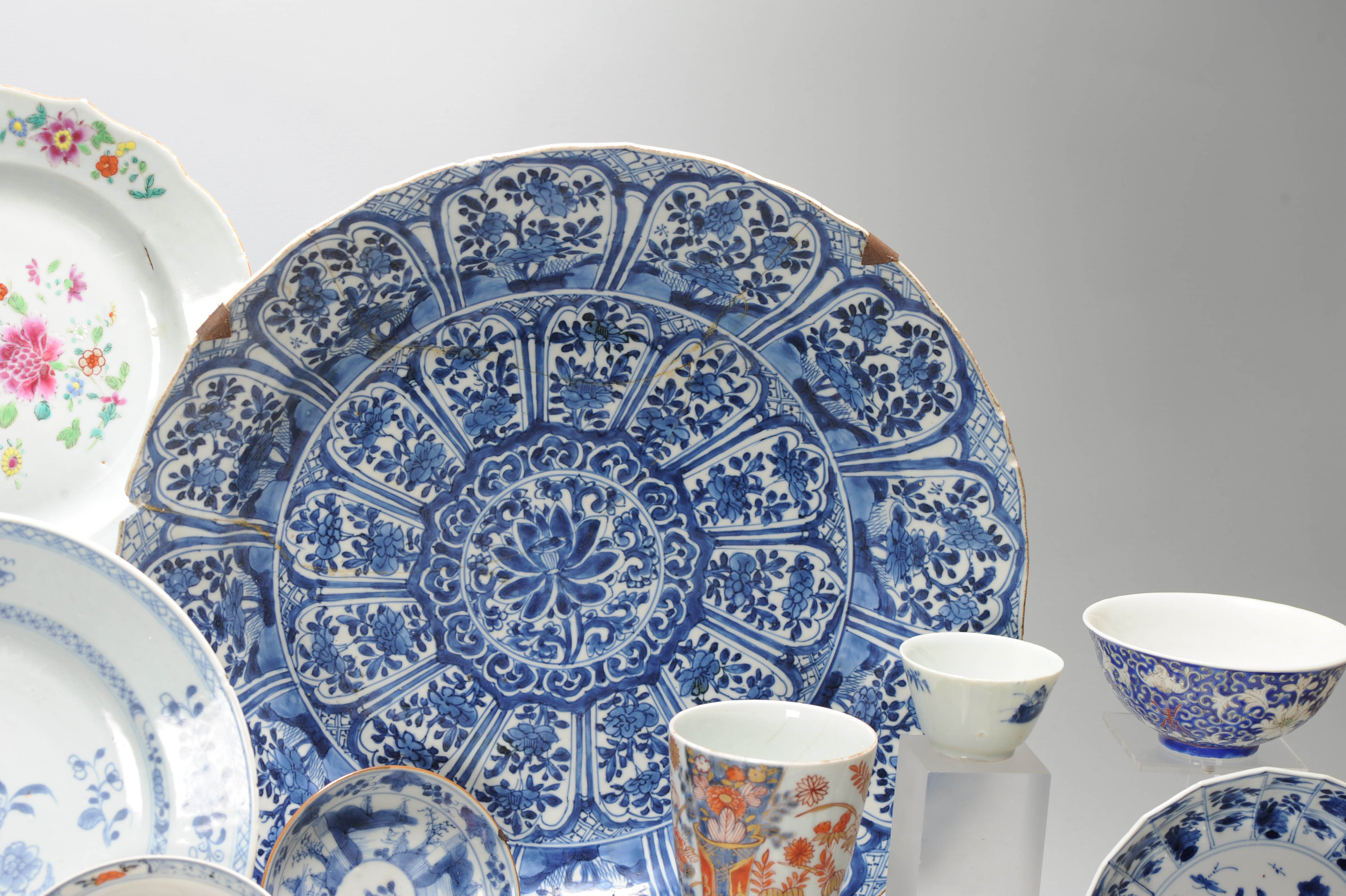 LARGE Chinese Japanese porcelain COLLECTORS LOT Plates Bowls Teapot ...