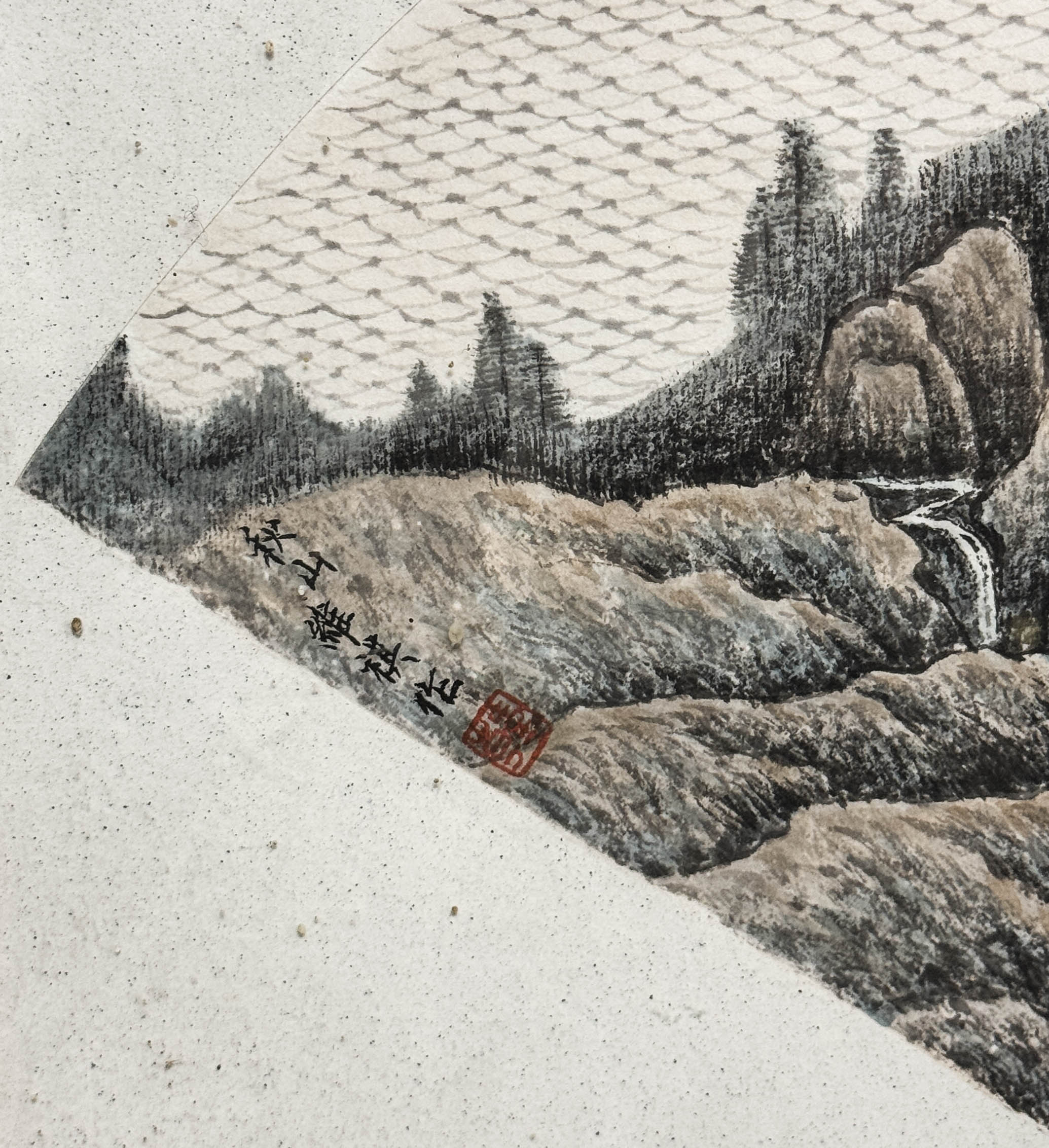 Antique Chinese Fan Painting Bian SHoumin China Qing 18/19th century ...