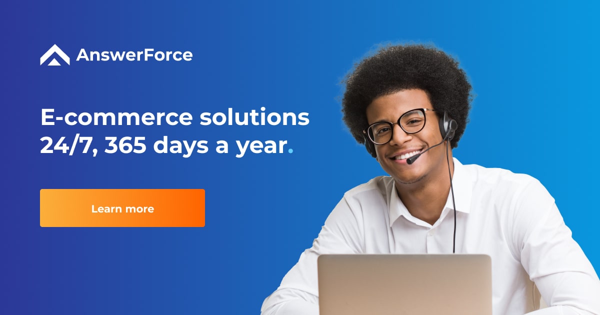 E-commerce and order taking solutions from AnswerForce