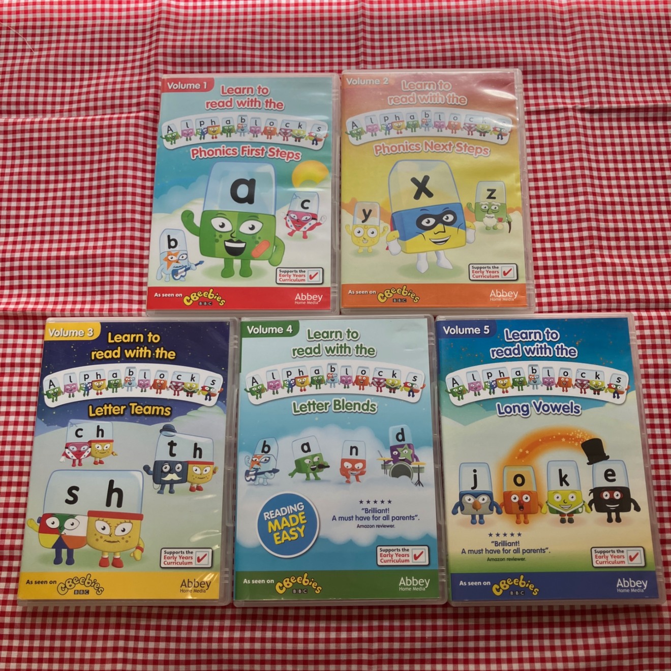 アルファブロックス Alphablocks DVD 全5本セット｜リベシティフリーマーケット