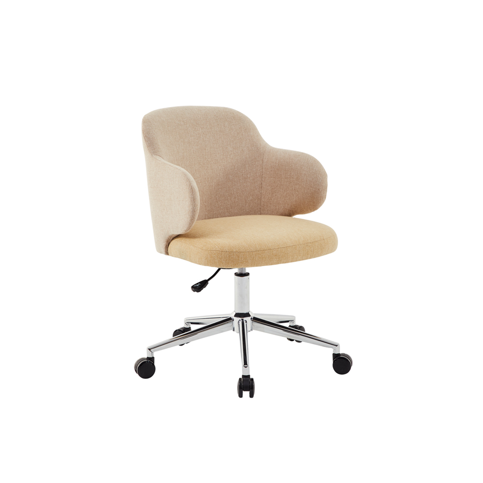 Modern Upholstered Office Chair 3D Model — Free Download | FurniMesh