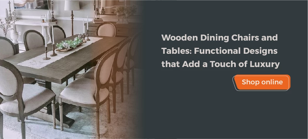 Furniture Hub | A Regular Dining Room A Table and 6 Wooden Chairs