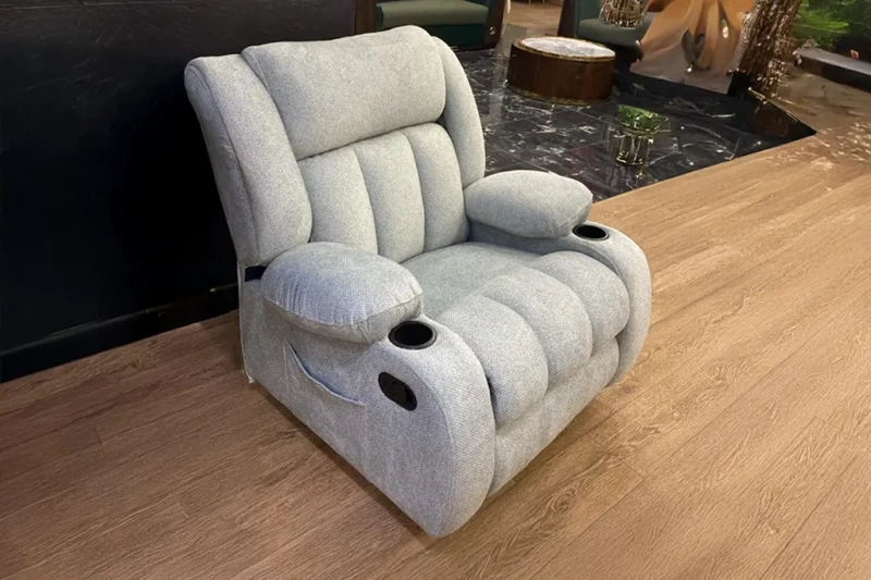 Furniture Hub | Lazy Boy Linen Chair | Gray