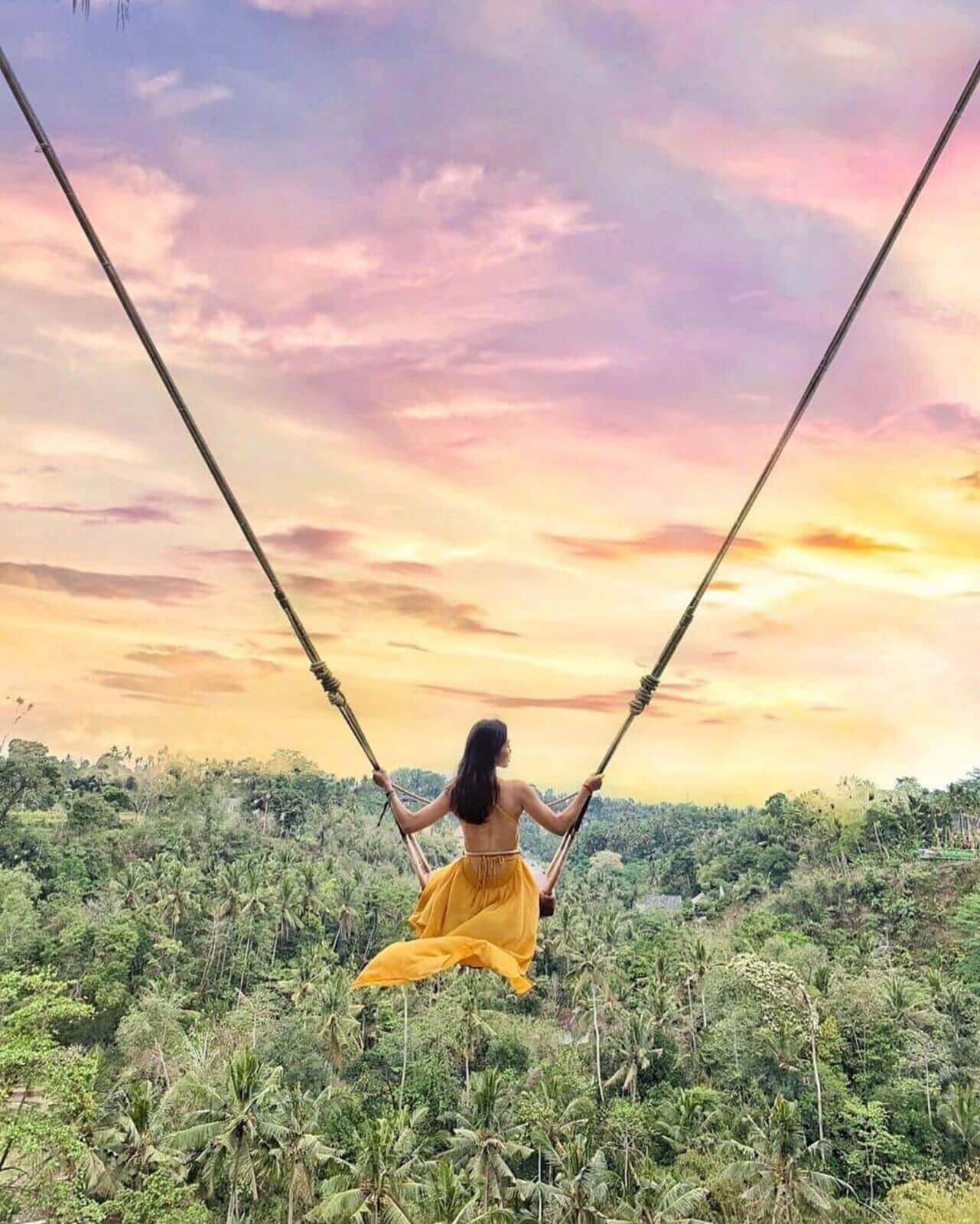 Ubud Jungle Swing, Temple & Waterfall Tour | Bali Jungle Swing