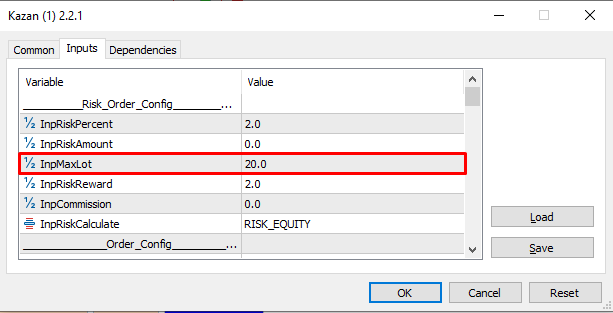 Neotech: EA | Quản lý tổng số lot và tỷ lệ R:R bằng Kazan