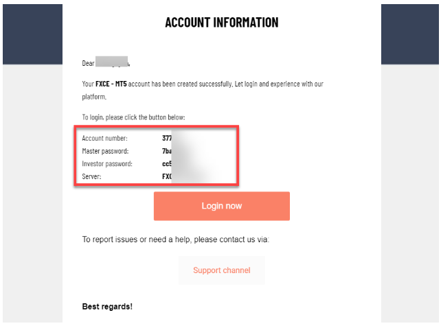 Neotech: FAQ | How to login MT5 on desktop
