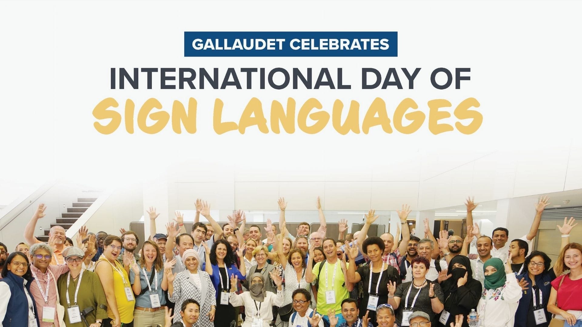Celebrating International Day of Sign Languages - Gallaudet University