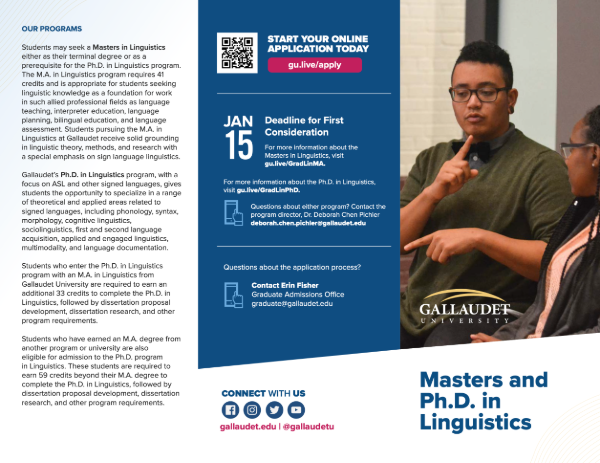 Graduate Programs - Graduate School | Gallaudet University