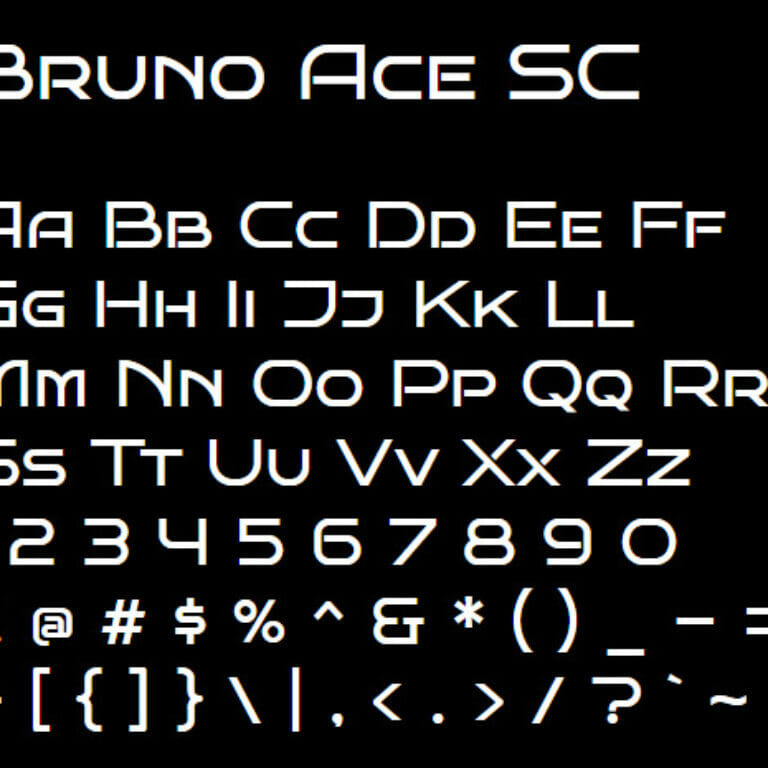 Bruno Ace SC Font | Garudeya.com