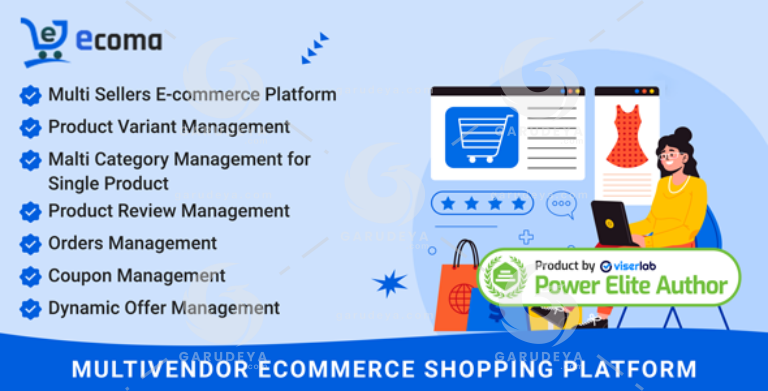 Ecoma - Multivendor Ecommerce Shopping Platform | Garudeya.com