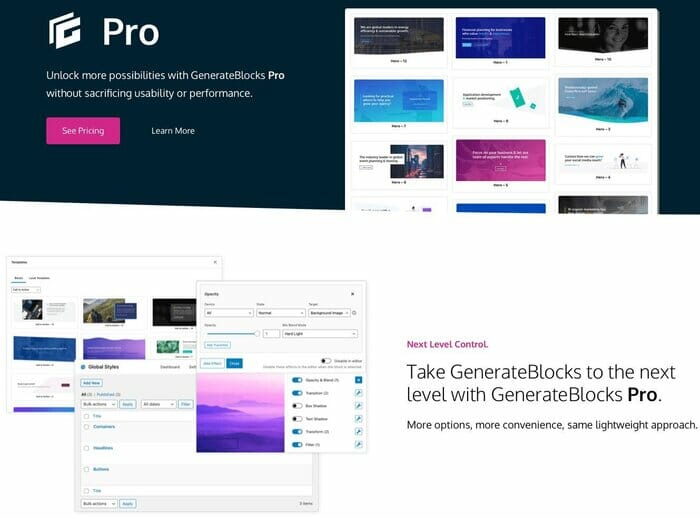 GenerateBlocks Pro Plugin | 1.6.0