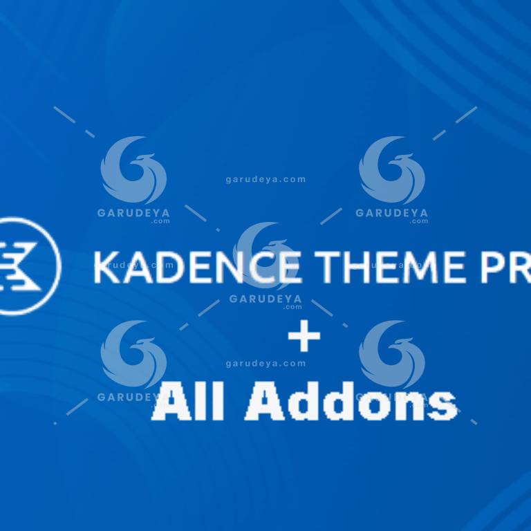 Kadence Theme Pro + All Addons | Garudeya.com