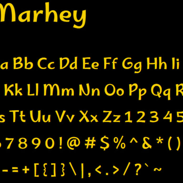 Marhey Font