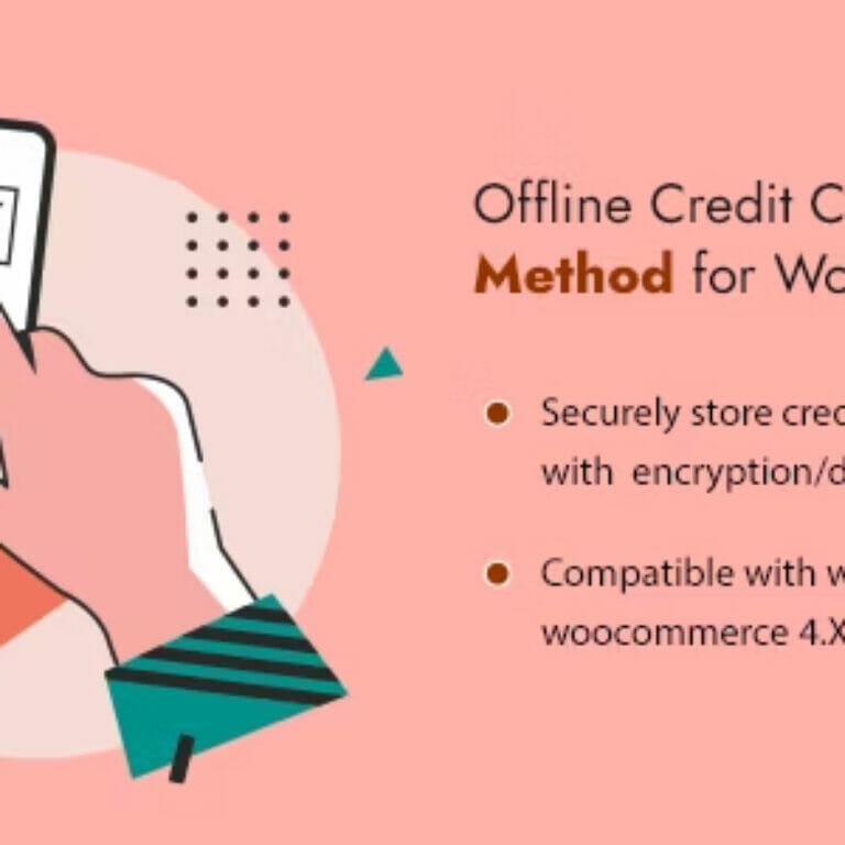 Offline Credit Card Payment Method WooCommerce Plugin - 3.1