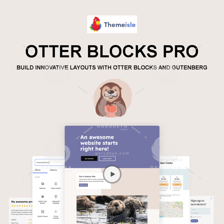 Otter Blocks Pro - Build innovative layouts | Garudeya.com