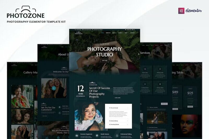 Photozone – Photography Template Kit | Garudeya.com