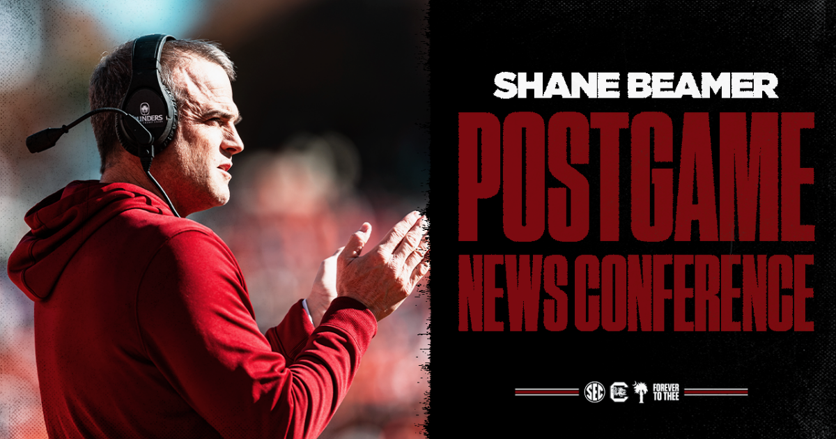 Watch Live: Head Coach Shane Beamer’s Postgame News Conference (Clemson ...