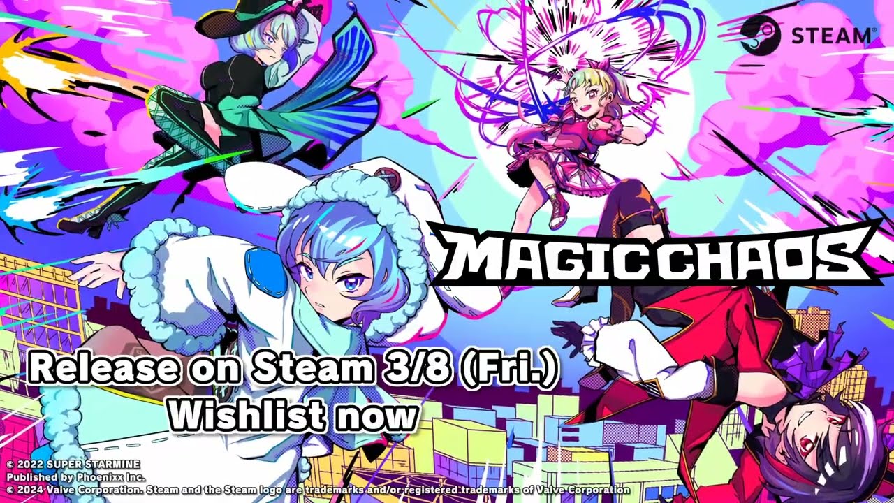 Magic Chaos, lo shmup festaiolo arriva su PC l'8 marzo - Gamesurf
