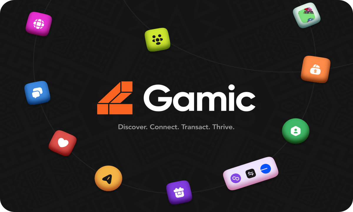 Gamic - Decentralised Community. Chat, Airdrop & Wallet.