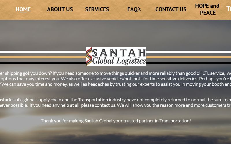 Local, U.S. and Int'l Shipping Services Offered-Santah Global