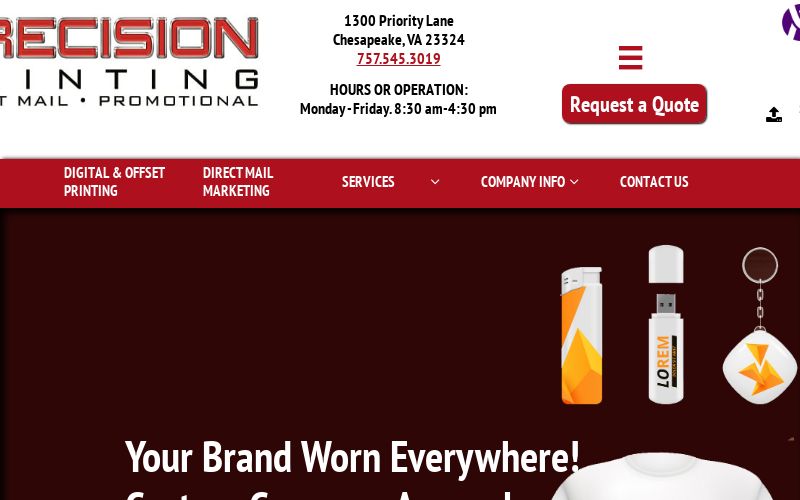 About Us | Precision Printing Commercial Printers serving Hampton Roads, VA