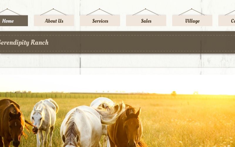 Serendipity Ranch Home Page