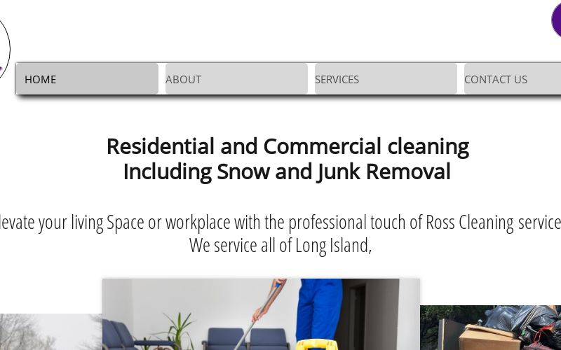 Ross Cleaning Services Corp. Main Page