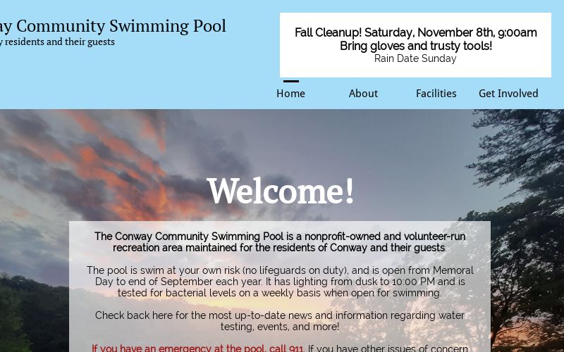 Home [conwayswimmingpool.org]