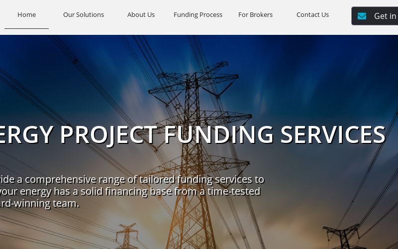 ENERGY PROJECT FINANCING