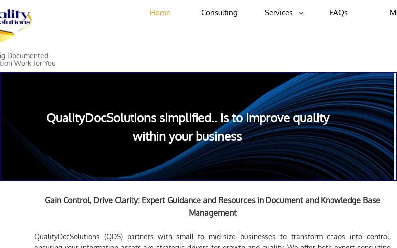 QualityDocSolutions | Core Essentials to Quality